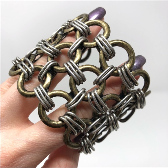 Jewelry | Chain Link Cuff Bracelet | Poshmark